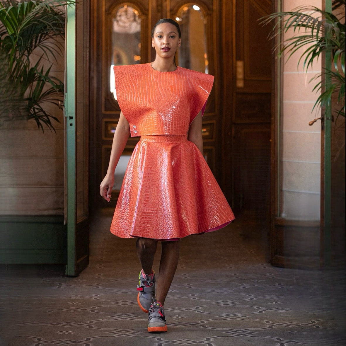 Uniform in Burnt Orange