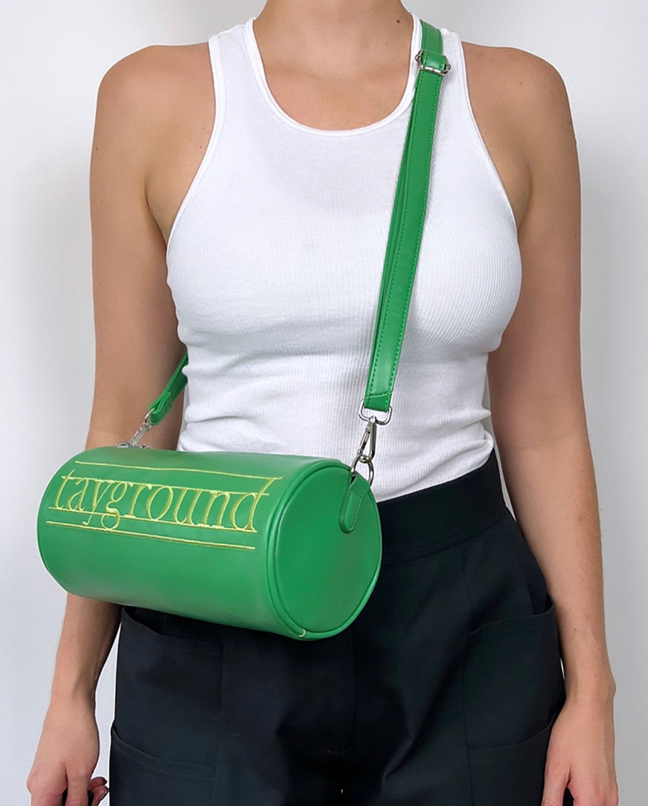 Tube Bag in Green