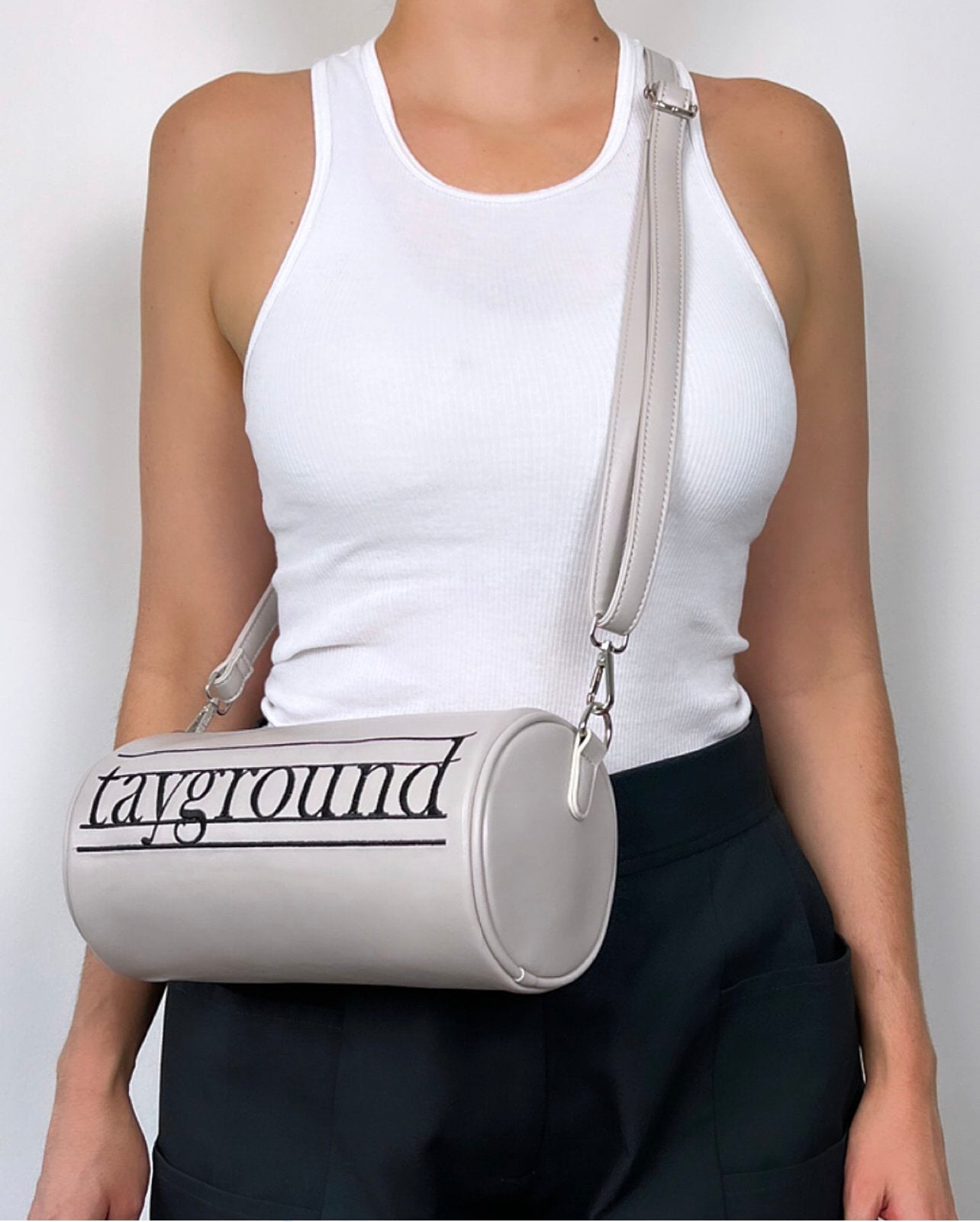 Tube Bag in Grey